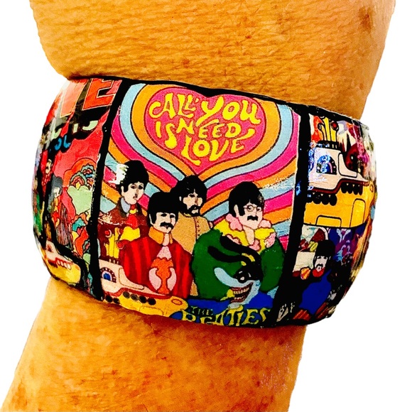 Hand Crafted | Jewelry | The Beatles All You Need Is Love Bangle ...